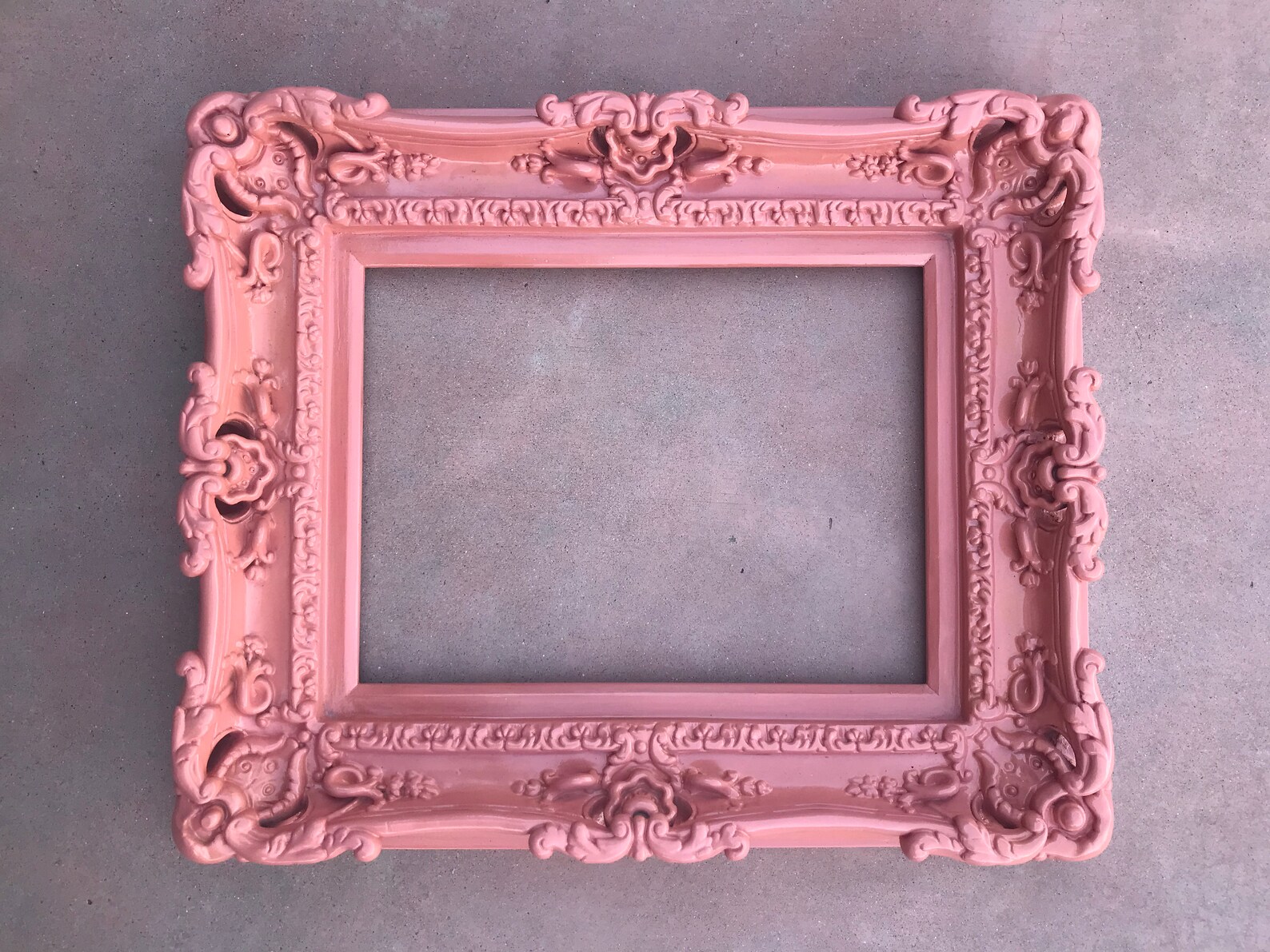 16x20 Pink Picture Frame Shabby Chic Frame Ornate Wall - Etsy