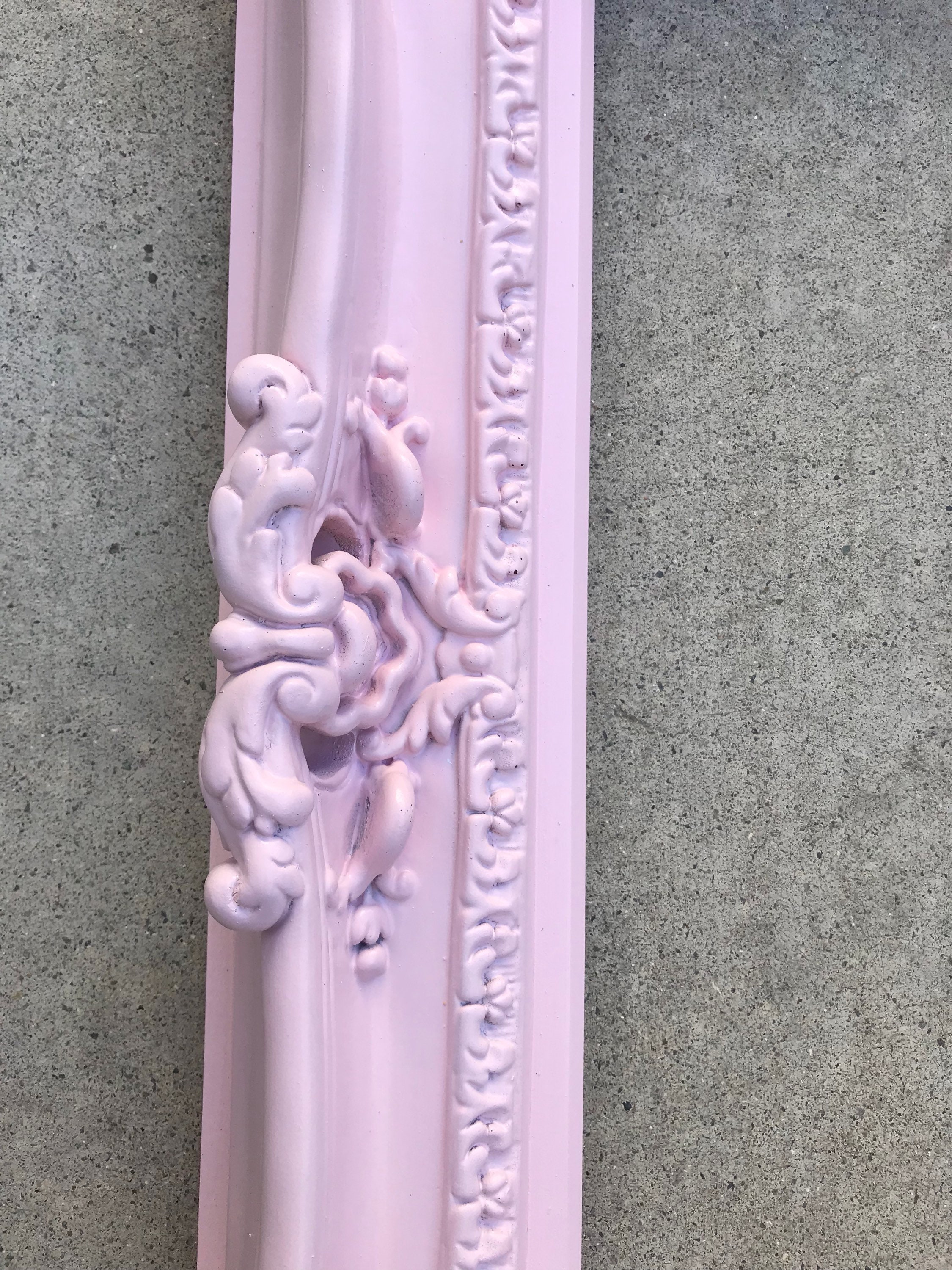 16x20 Baby Pink Picture Frame Baroque Mirror Shabby Chic | Etsy