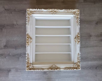 20x24 Ornate Wall Frame Display With Shelves, Spice Rack, Essential Oil ...