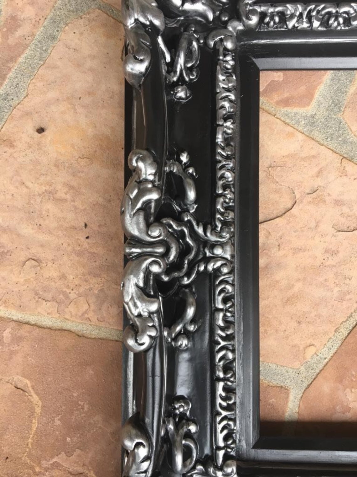Black Baroque Picture Frame, Ornate Wall Photograph (12x16) - Etsy