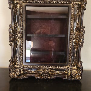 Baroque Wall Mahogany Frame Shadow Box: Essential Oil, Spice, Nail ...