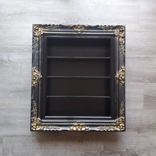 20x24 Ornate Wall Gold Frame Display With Shelves Kitchen - Etsy