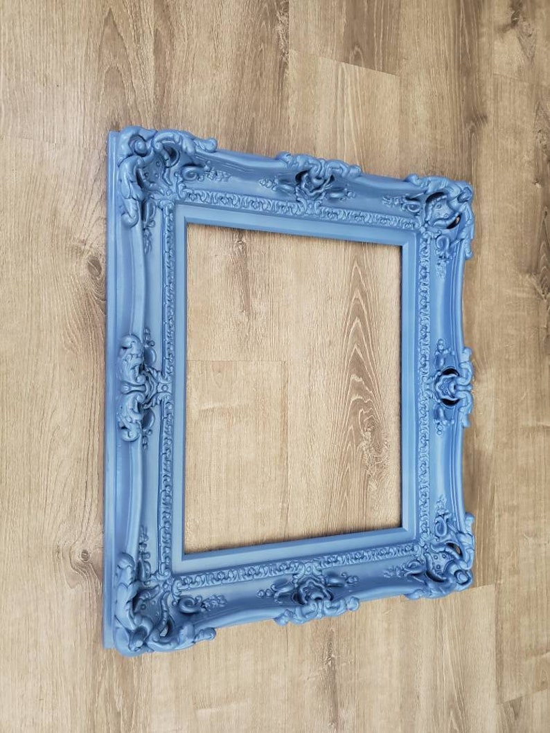 16x20 Blue Picture Frame Baroque Frame for Canvas or Art - Etsy