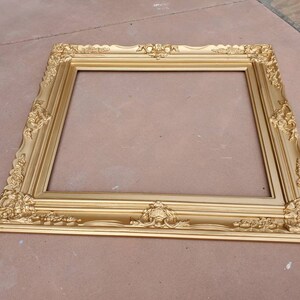 20x24 Ornate Matte Gold Picture Frames, Baroque Frame, Classic Frame ...