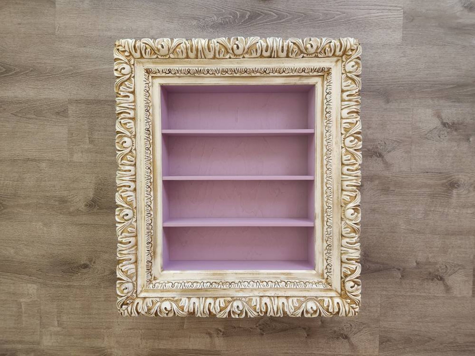 20x24 Vintage Gold Wall Shelves Display Essential Oil Rack - Etsy
