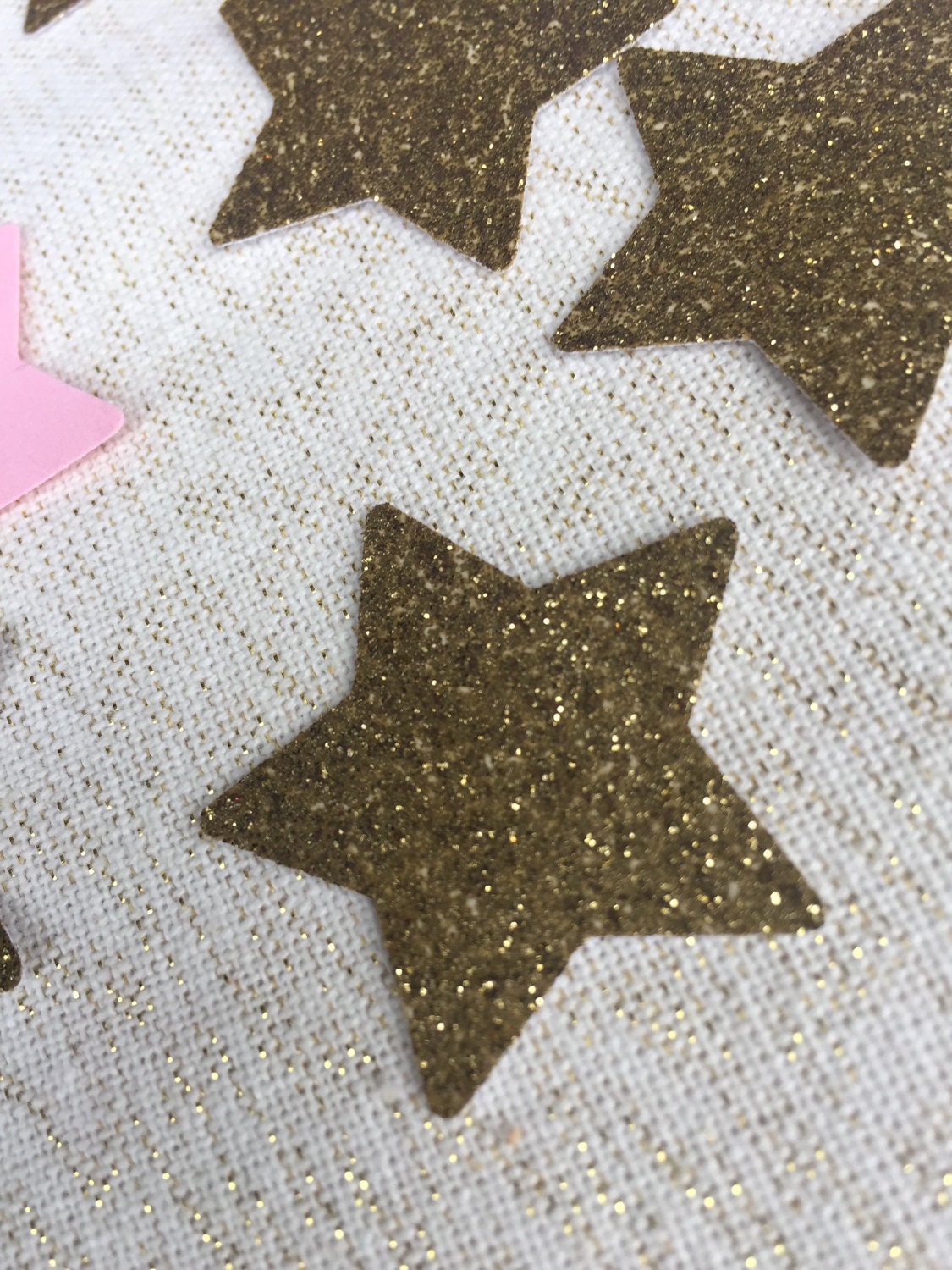 Pink and Gold Glitter Star Confetti, 50 Pieces, Twinkle Twinkle Little ...