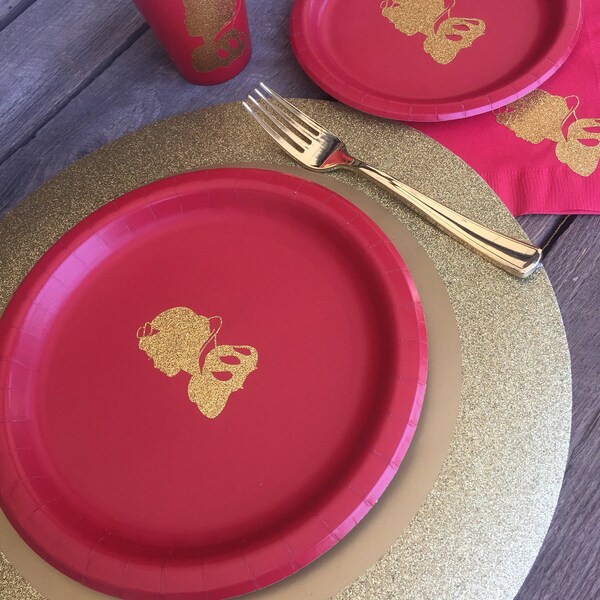 Snow White Party Plates - Etsy