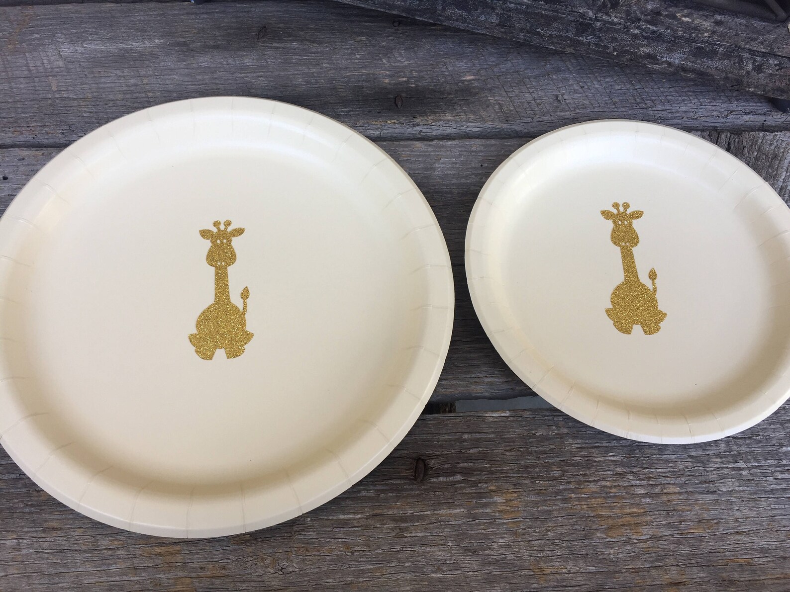 Giraffe Party, Giraffe Cups, Plates, Napkins, Giraffe Gold Glitter ...