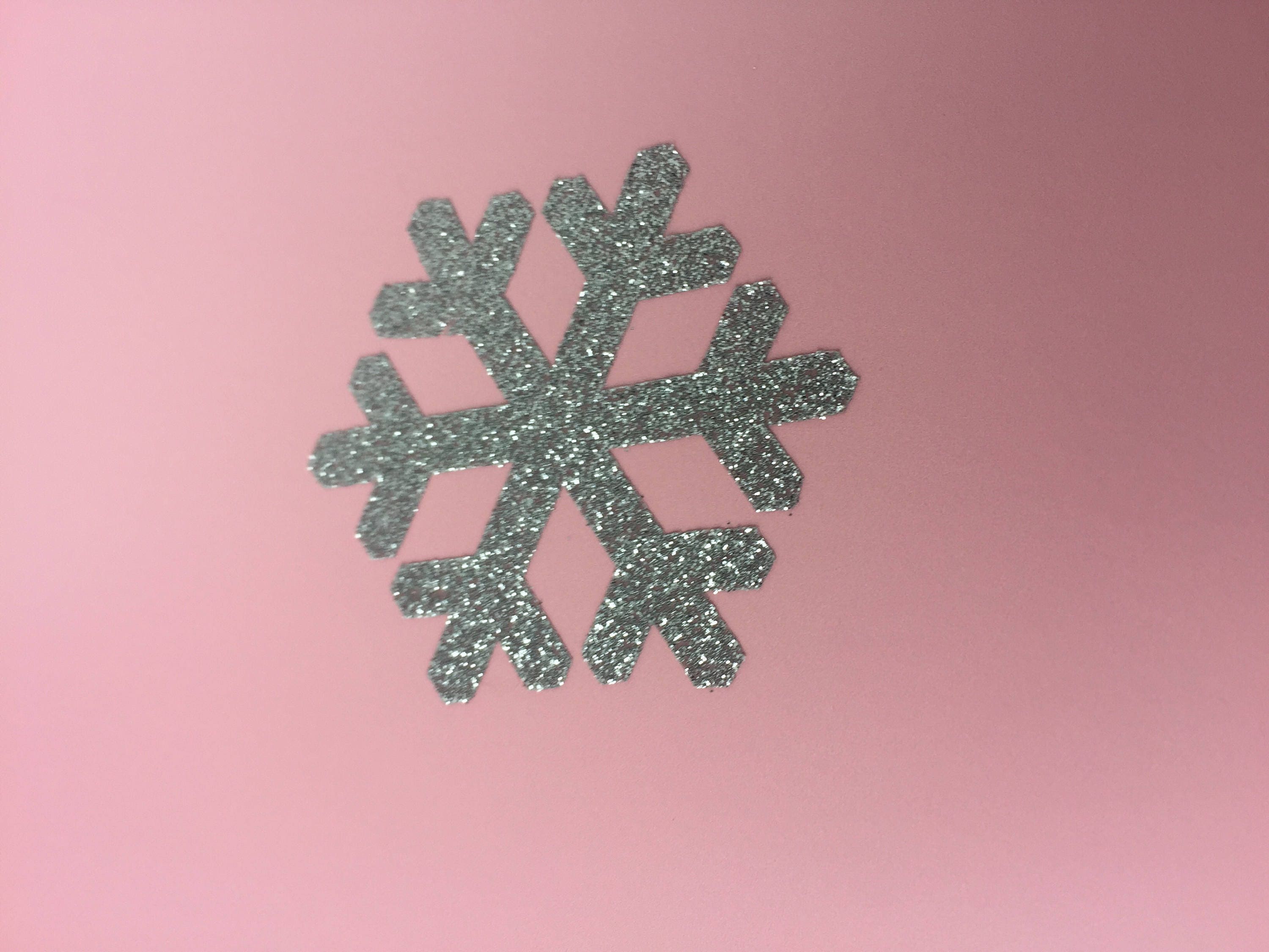 Pink and Silver Snowflake Cups Plates and Napkins Winter | Etsy