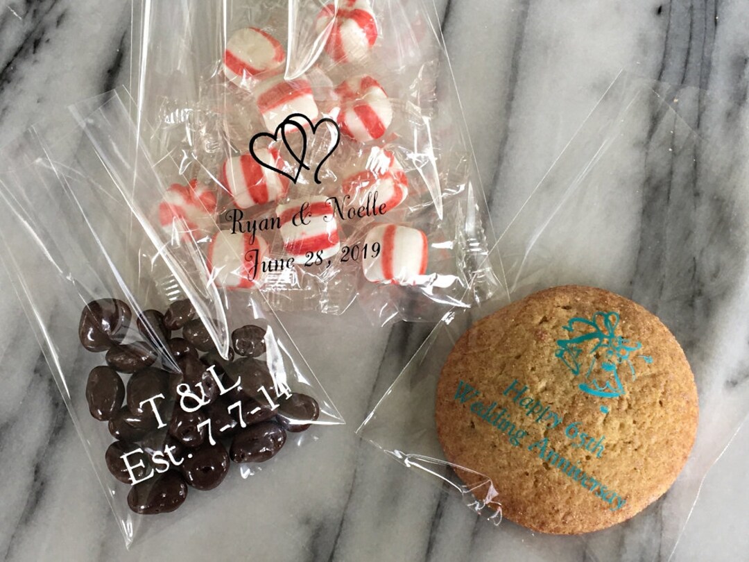Personalized Custom Printed Cellophane Favor Bags - Etsy