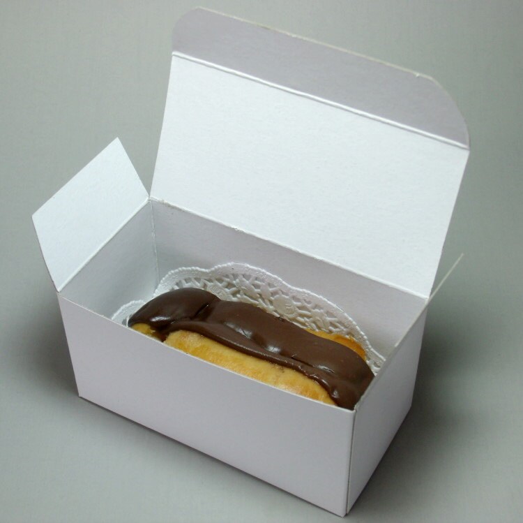 White Gloss Candy or Favor Treat Box - 4x2x2" - Etsy