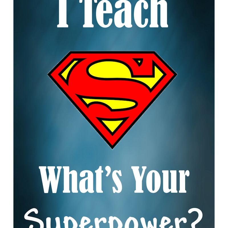I Teach Superpower - Etsy