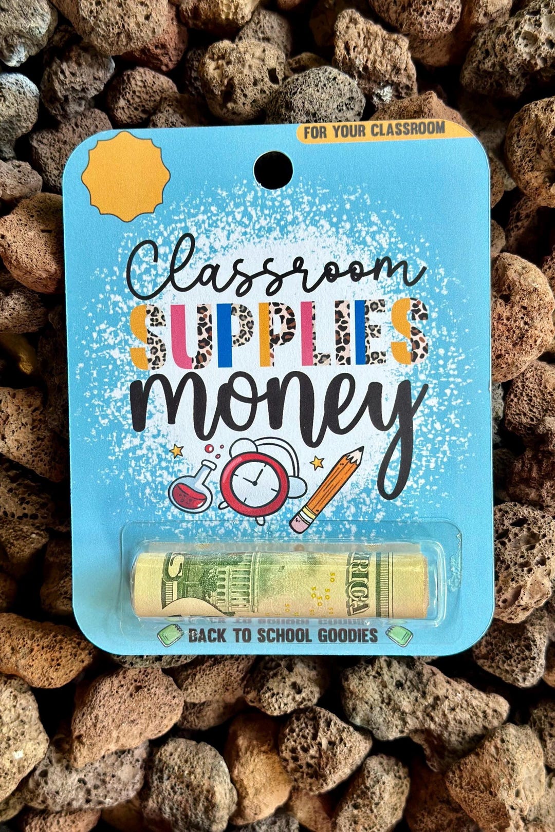 Back to School Money Card, Classroom Gift for Teacher, Gift for Teacher ...