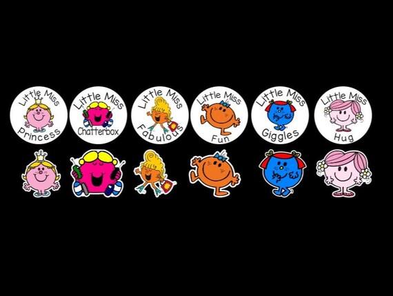 Little Miss Stickers Little Miss Sticker Little Miss Hug - Etsy