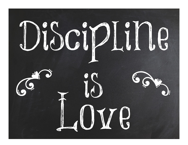 Discipline is Love ~classroom Sign - Etsy