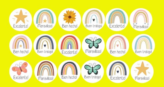 Reward Stickers Teacher Sticker Sticker Spanish Reward - Etsy