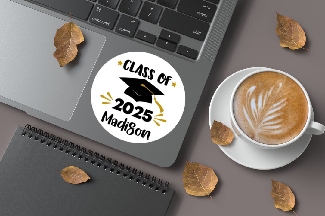 Class of 25 Stickers | Graduation Sticker Name | Custom Graduation ...
