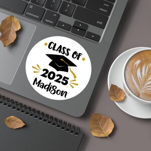 Class of 25 Stickers | Graduation Sticker Name | Custom Graduation ...