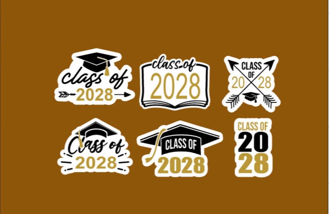Class of 28 Stickers |graduation Sticker | Sticker | Class of 2028 ...