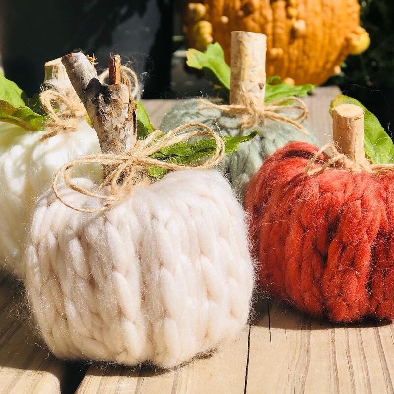 Chunky Yarn Pumpkin - Etsy