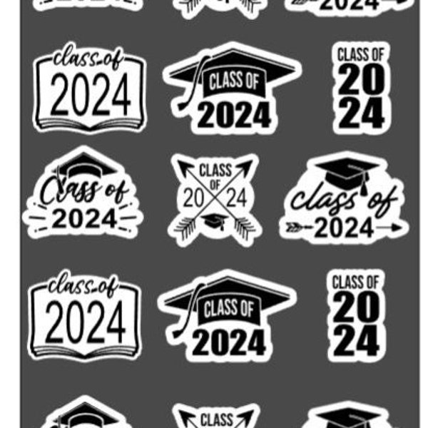 Graduation Stickers - Etsy