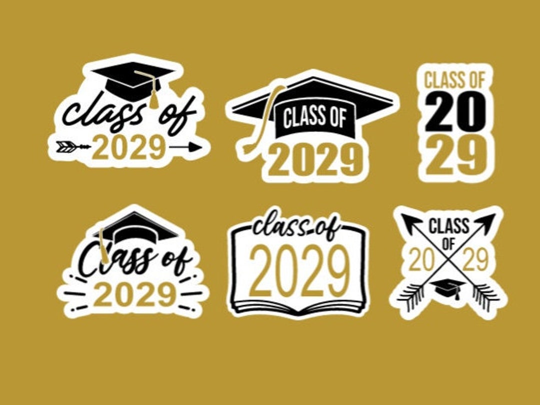 Class of 29 Stickers |graduation Sticker | Sticker | Class of 2029 ...