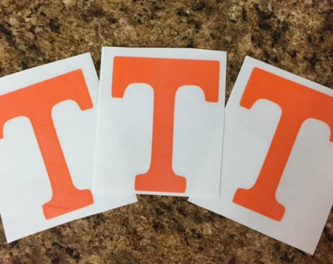 Tennessee Tristar Orange State Logo Laptop Car Truck Wall Window Any ...