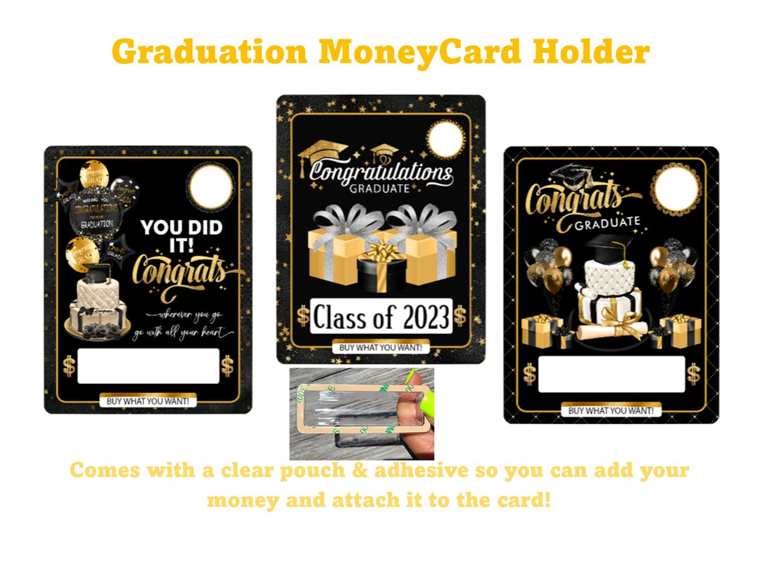Graduation Money Card Graduation Gift Gift for Graduate - Etsy