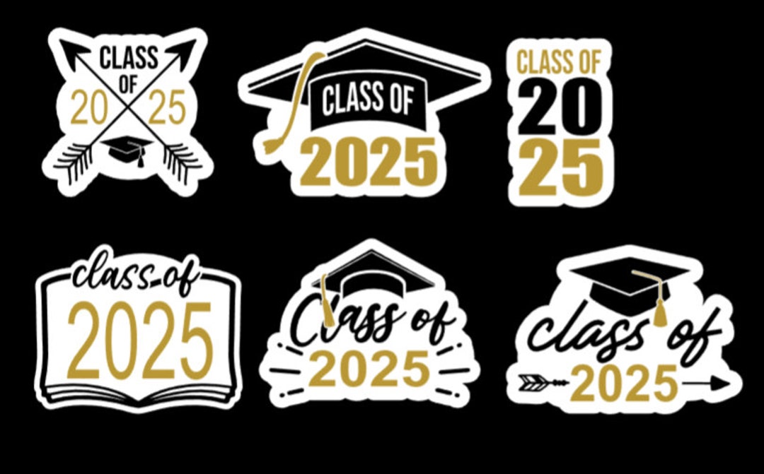 Class of 25 MINI Stickers | Class of 25 Stickers | |graduation Sticker ...