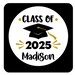 Class of 25 Stickers Graduation Sticker Name Custom Graduation Sticker ...