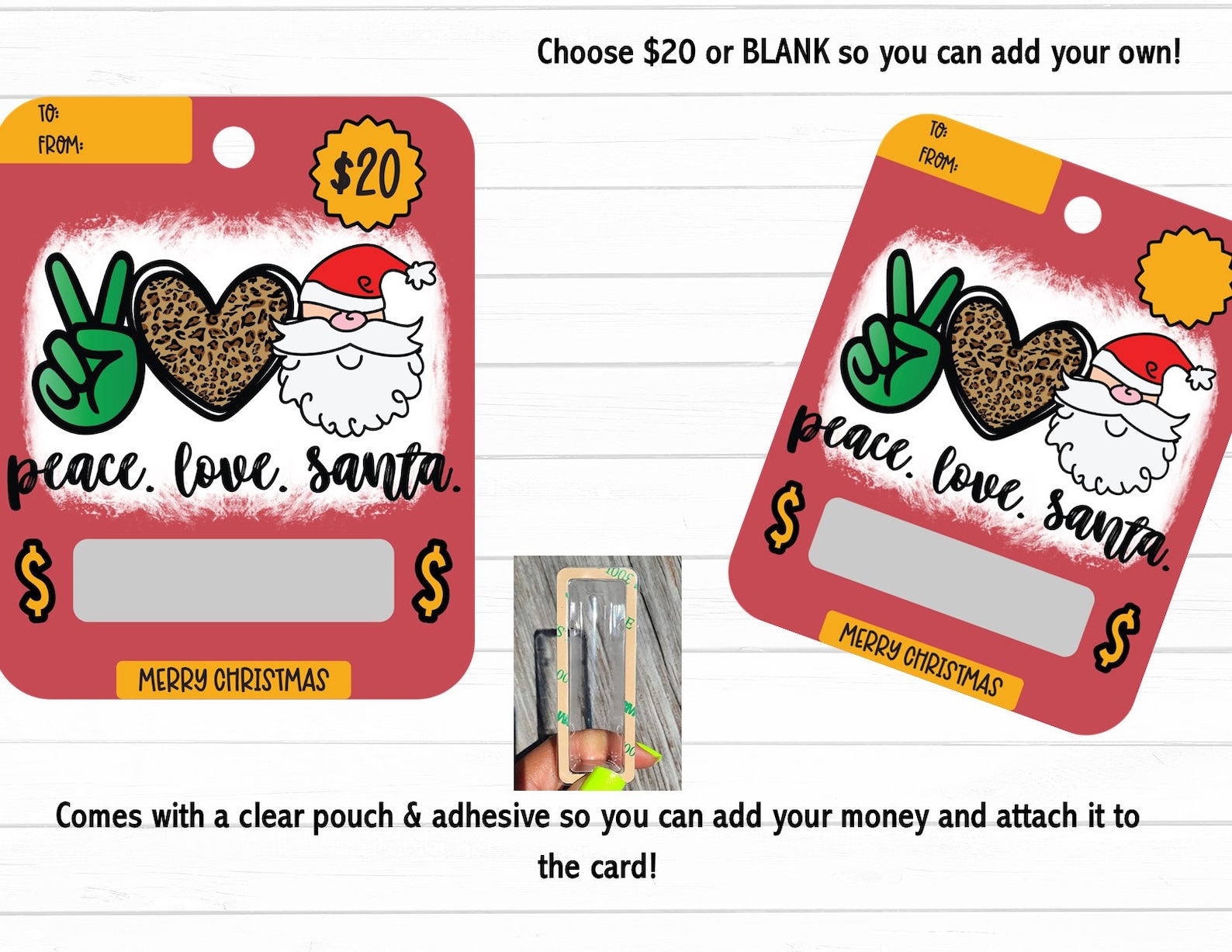 Christmas Money Card Teacher Money Card Money Card Tooth - Etsy