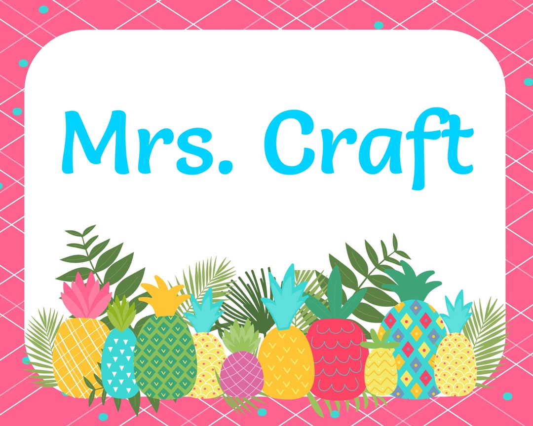Classroom Poster Sign | Classroom Sign | Pineapple Sign | INSTANT ...