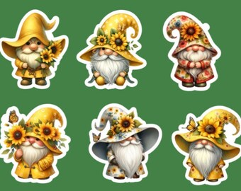 Sunflower Gnome - Etsy