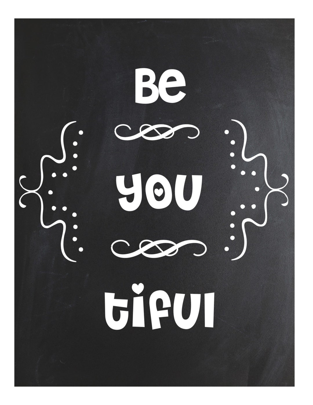 Be YOU Tiful Poster/sign Instant Download Printable - Etsy