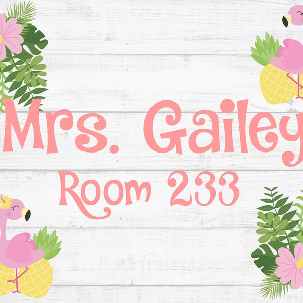 Flamingo Classroom - Etsy