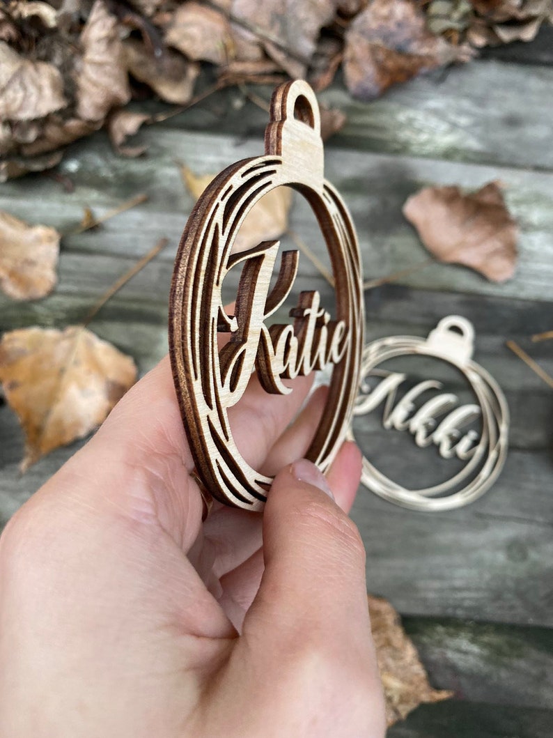 Custom CHRISTMAS Tree Baubles Christmas Tree Decor - Etsy