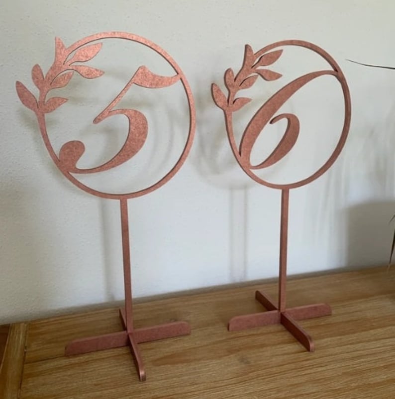 Table Numbers wedding Table Numbers Elegant Gold Table - Etsy