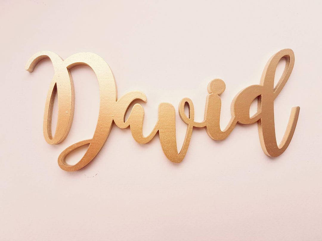 Custom Name Sign, First & Middle Name. Personalized Name Sign ...