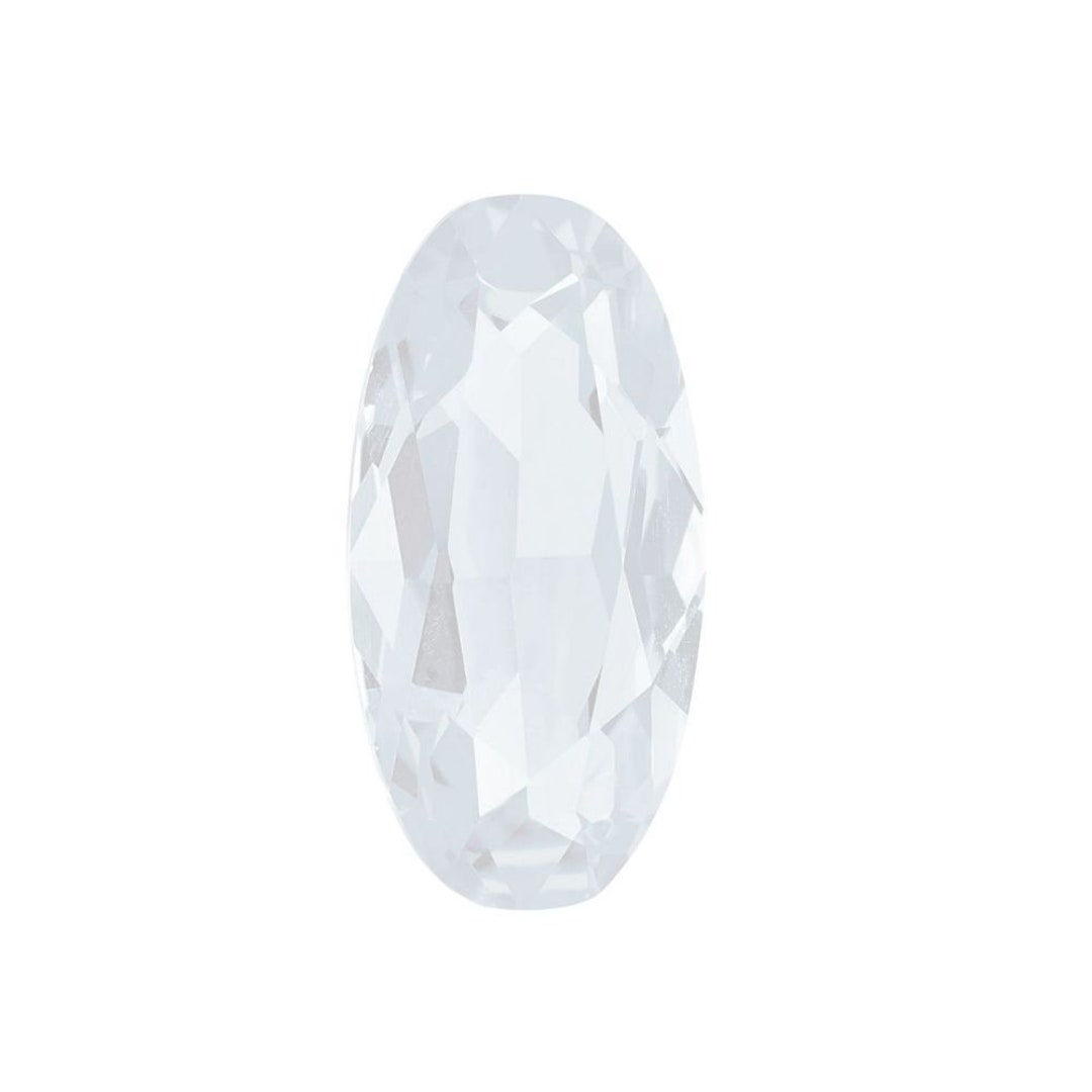 Vintage 10x6mm Paste Glass | Oval Shape Faceted Crystal | West German ...