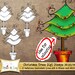 Christmas Digital Stamps Tree Digital Scrapbook Christmas Tree Clipart ...