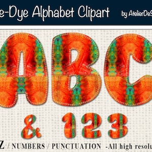 Scrapbook Alphabet Letter Clipart Digital Alphabet - Etsy