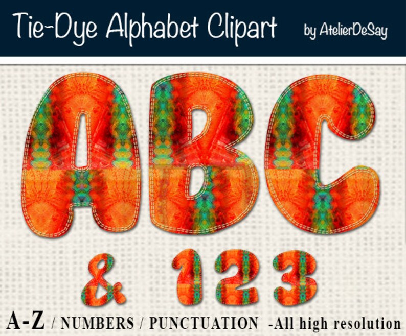 Scrapbook Alphabet Letter Clipart Digital Alphabet - Etsy