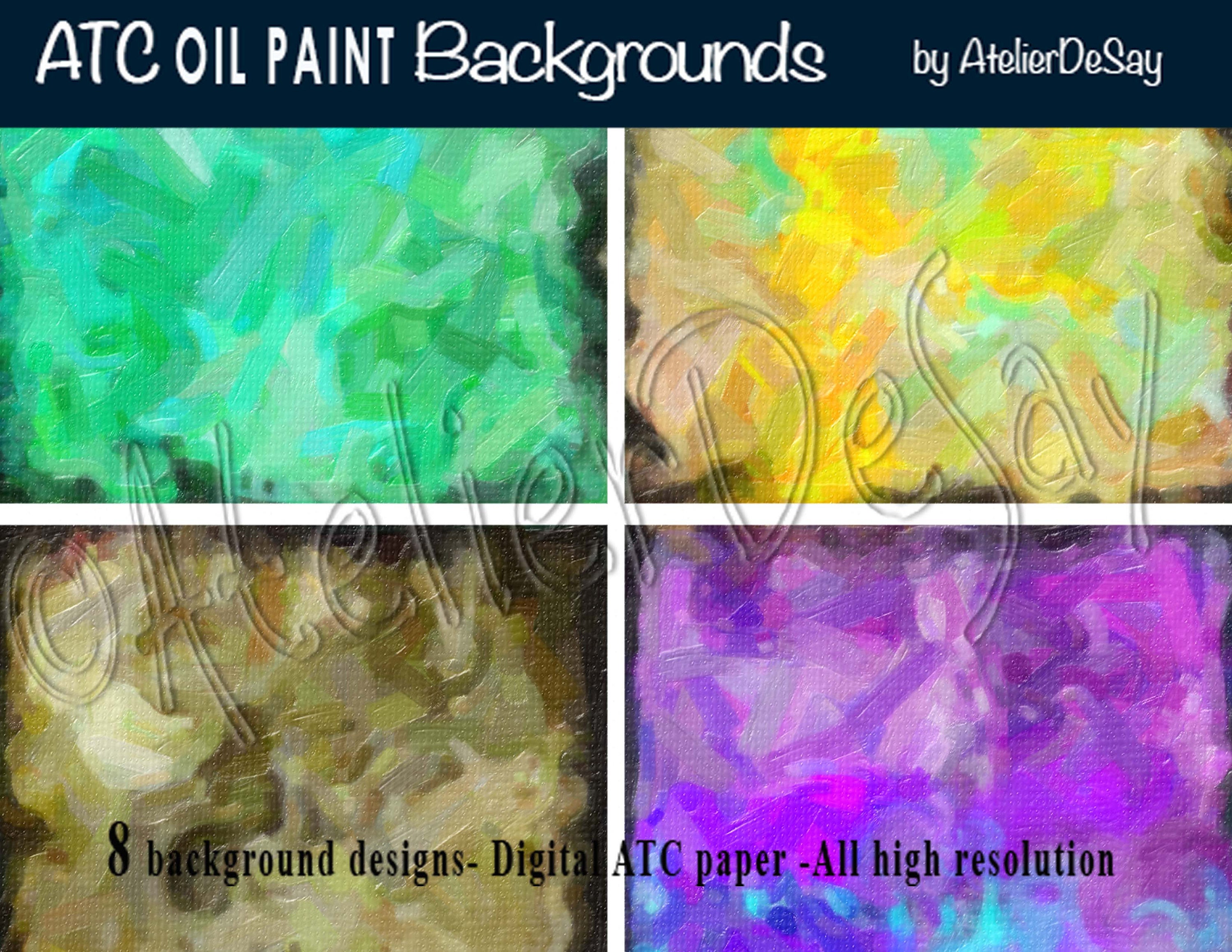 Printable ATC Cardsprintable ATC Backgroundcollage Sheet - Etsy