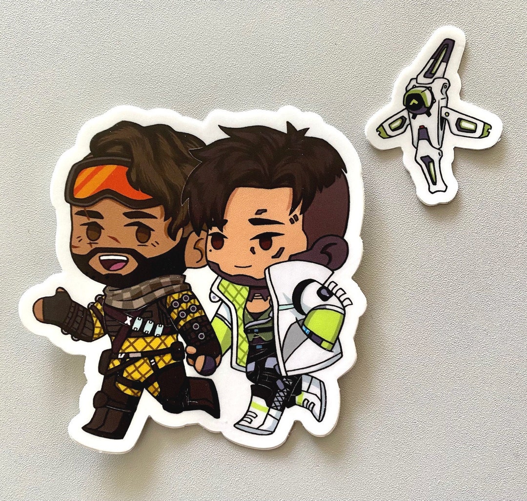 LIMITED* Chibi Mirage, Crypto and Hack Vinyl Sticker Set - Etsy