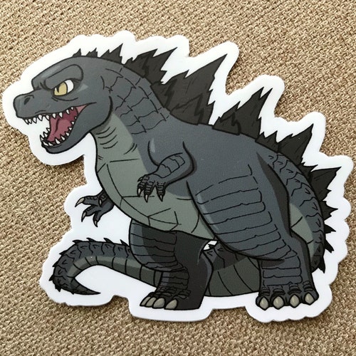 Godzilla Vinyl Sticker Trilogy. Zilla Rodan Mothra | Etsy