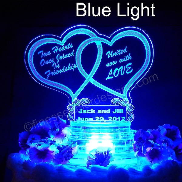 Light up Cake Topper - Etsy