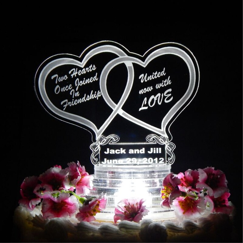 Light up Cake Topper - Etsy