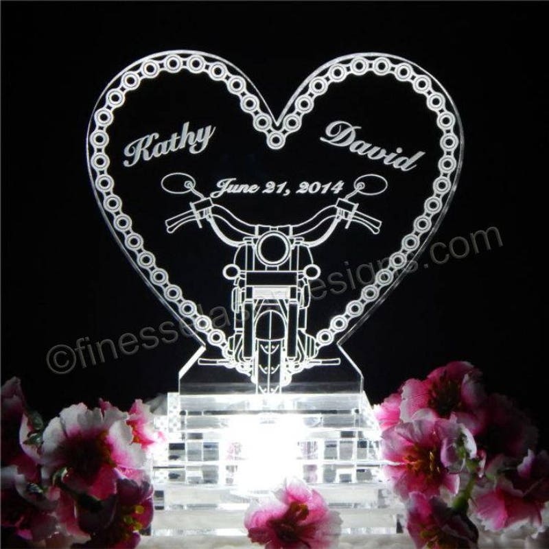 Motorcycle Cake Topper - Etsy