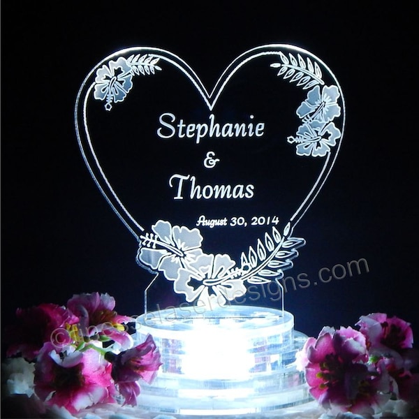 Light up Cake Topper - Etsy