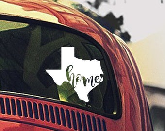 Texas Decal TX State Flag Decal Texas State Bumper Sticker - Etsy